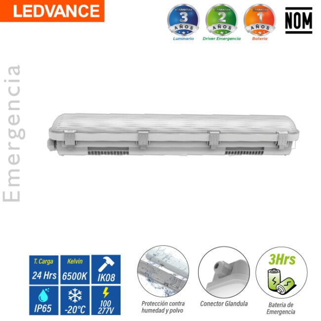 P23768 Magnum Start Luminario Sellado Led Hermetico Lumiance